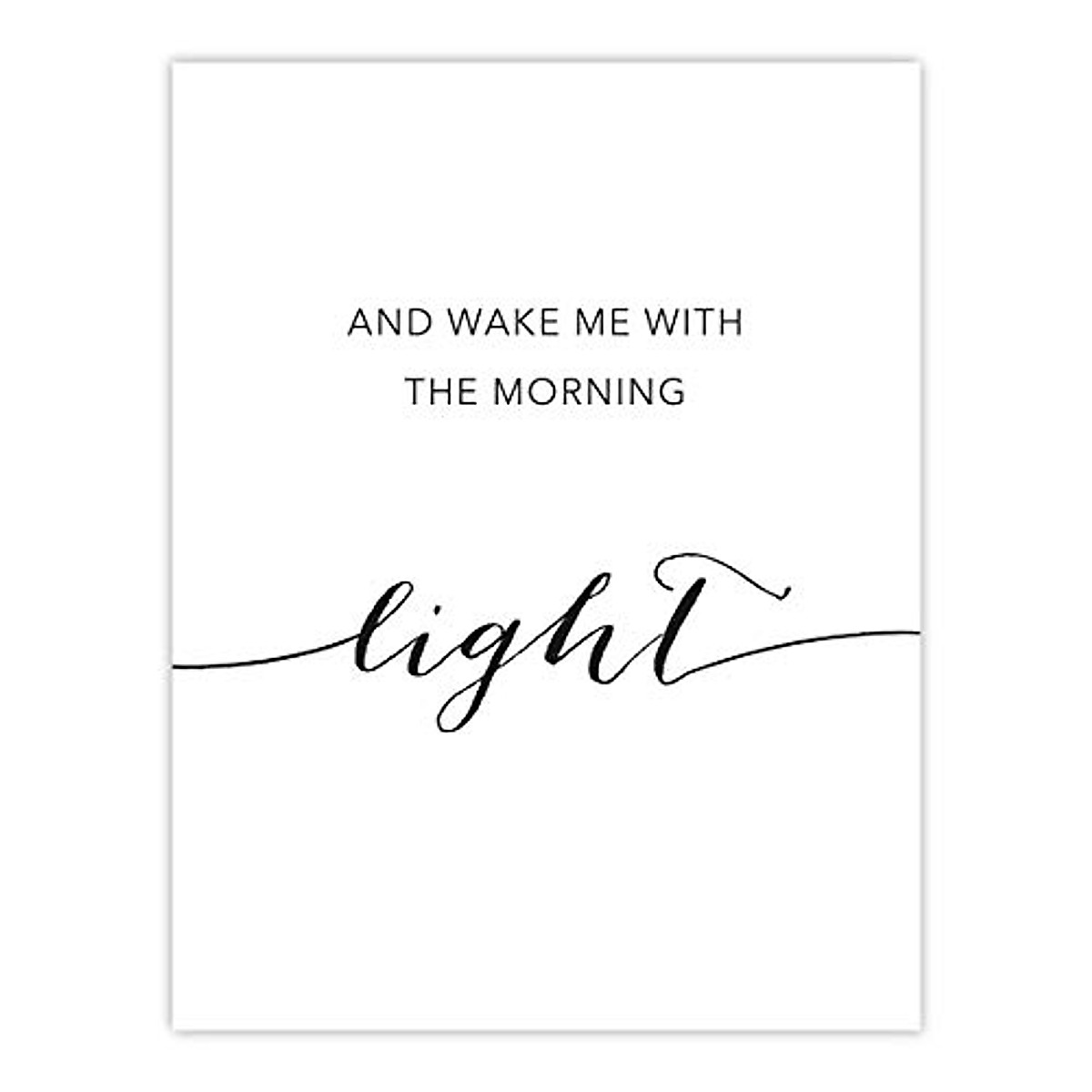 Andaz Press Unframed Black White Wall Art Decor Poster Print, Bible Verses, Now I Lay Me Down to Sleep Nightime Prayer, 4-Pack, Unique Christian Christmas Birthday Gift for Him Her New Home