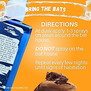 Enhance Your Bat House Experience: Outdoor Oddities 4oz Bat Attractant Spray - A Natural Choice for Bat Enthusiasts