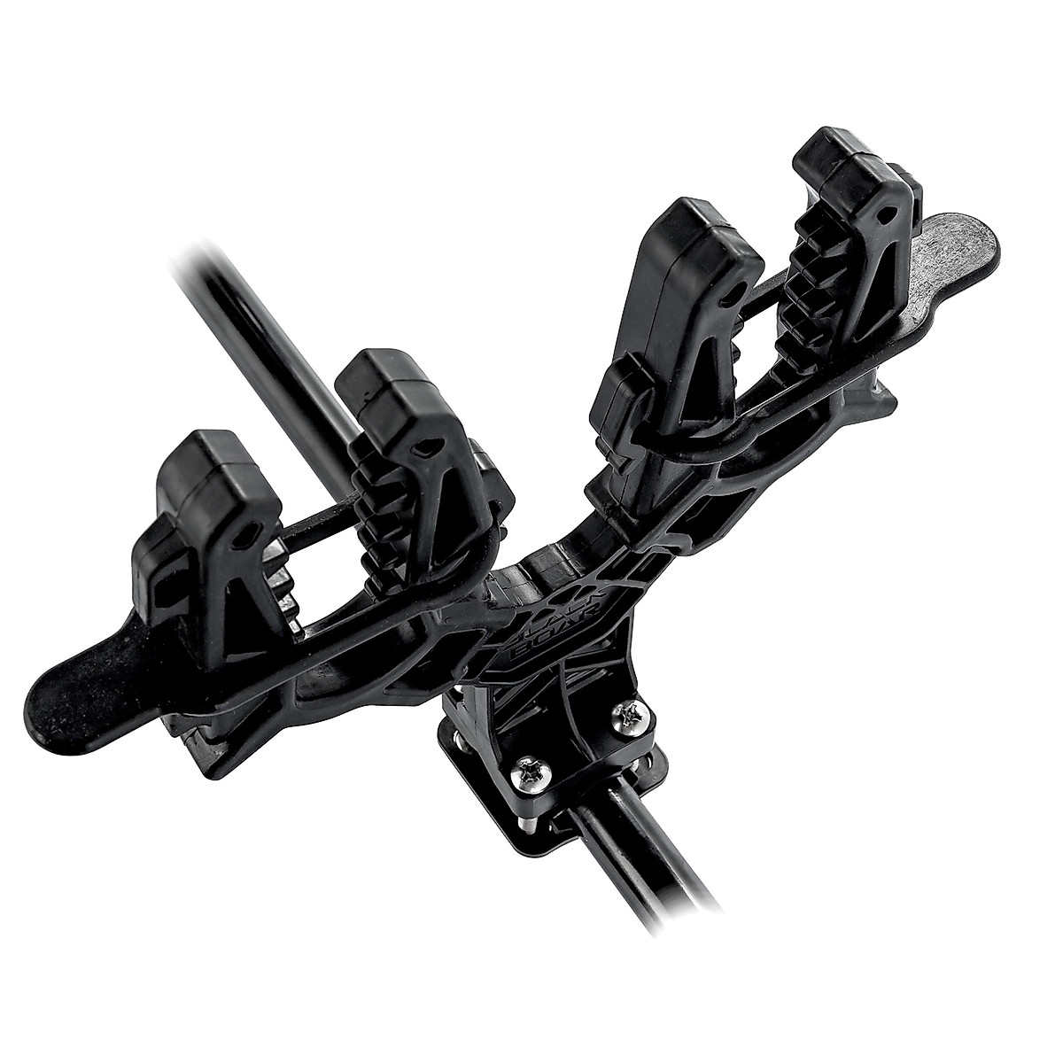 Black Boar UTV/ATV Double Gun & Tool Mount - Features Flexible Non-Marring Teeth for Better Grip - includes Rubber Base Plate Pads - Max Carry Weight of 15lbs (66030)