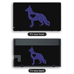 German Shepherd Heart Dog Breed Switch Sticker Skin Cute Pattern Full Wrap Skin Protection for Switch