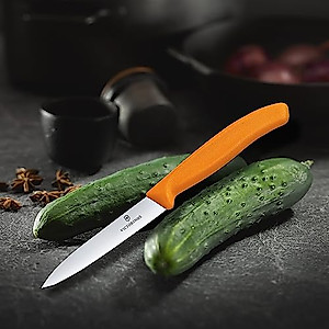 Victorinox Swiss Classic Paring Knife, 3.9 inches, Orange
