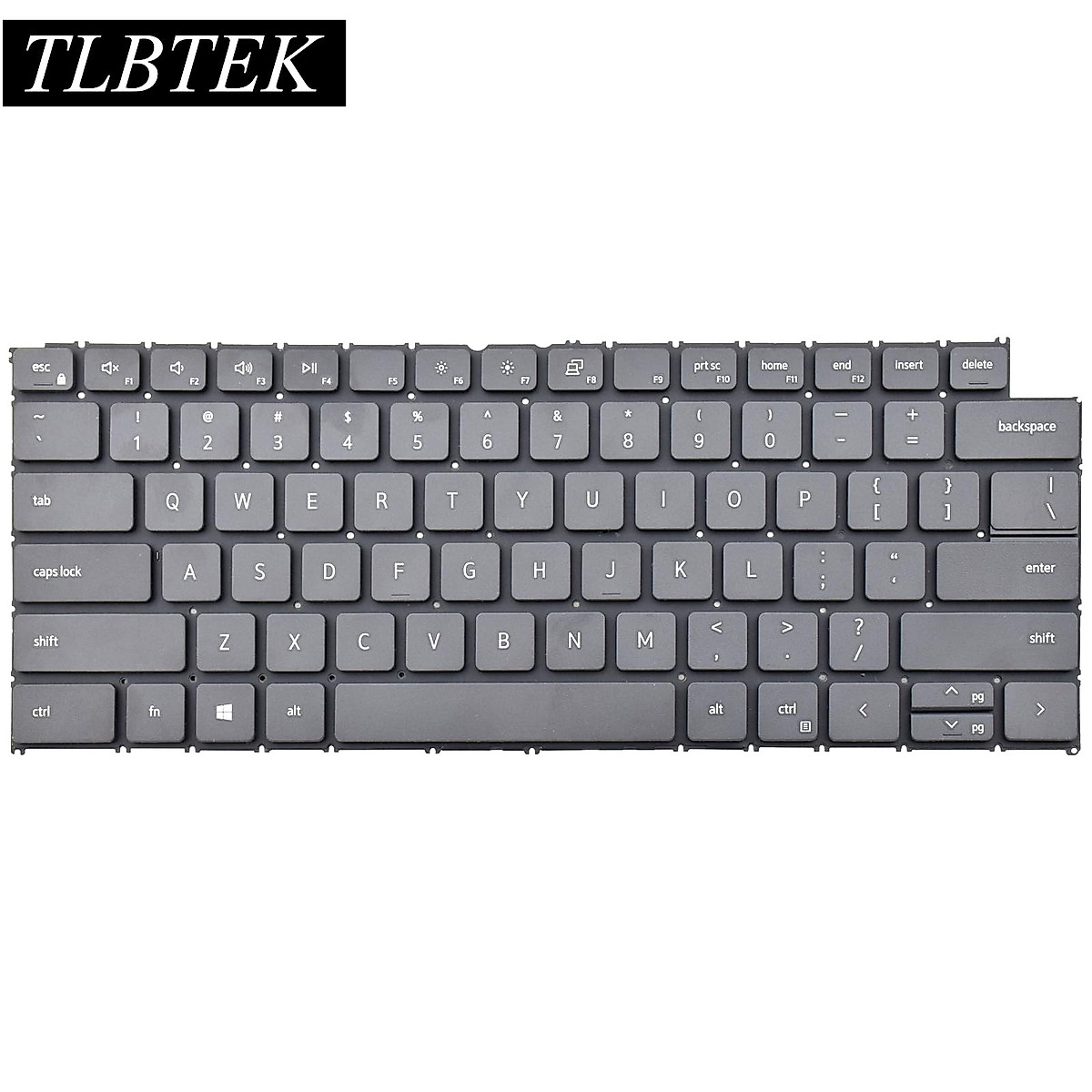 TLBTEK Keyboard Replacement Compatible with Dell Inspiron 13 5310 14 Pro 5431 5410 5415 5418 7415 2-in-1 P147G,16 Pro 5620 5625 7620 P119F,Latitude 3320 3420 P144G,Vostro 13 5310 Series Laptop Black