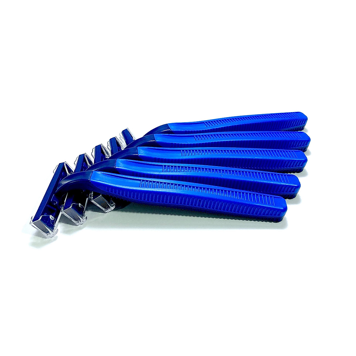 25 Box of Blue Razor Blades Disposable Stainless Steel Hospitality Quality Shavers High End Twin Blade Razors for Men and Women with Aloe Vera Lubrication Strip