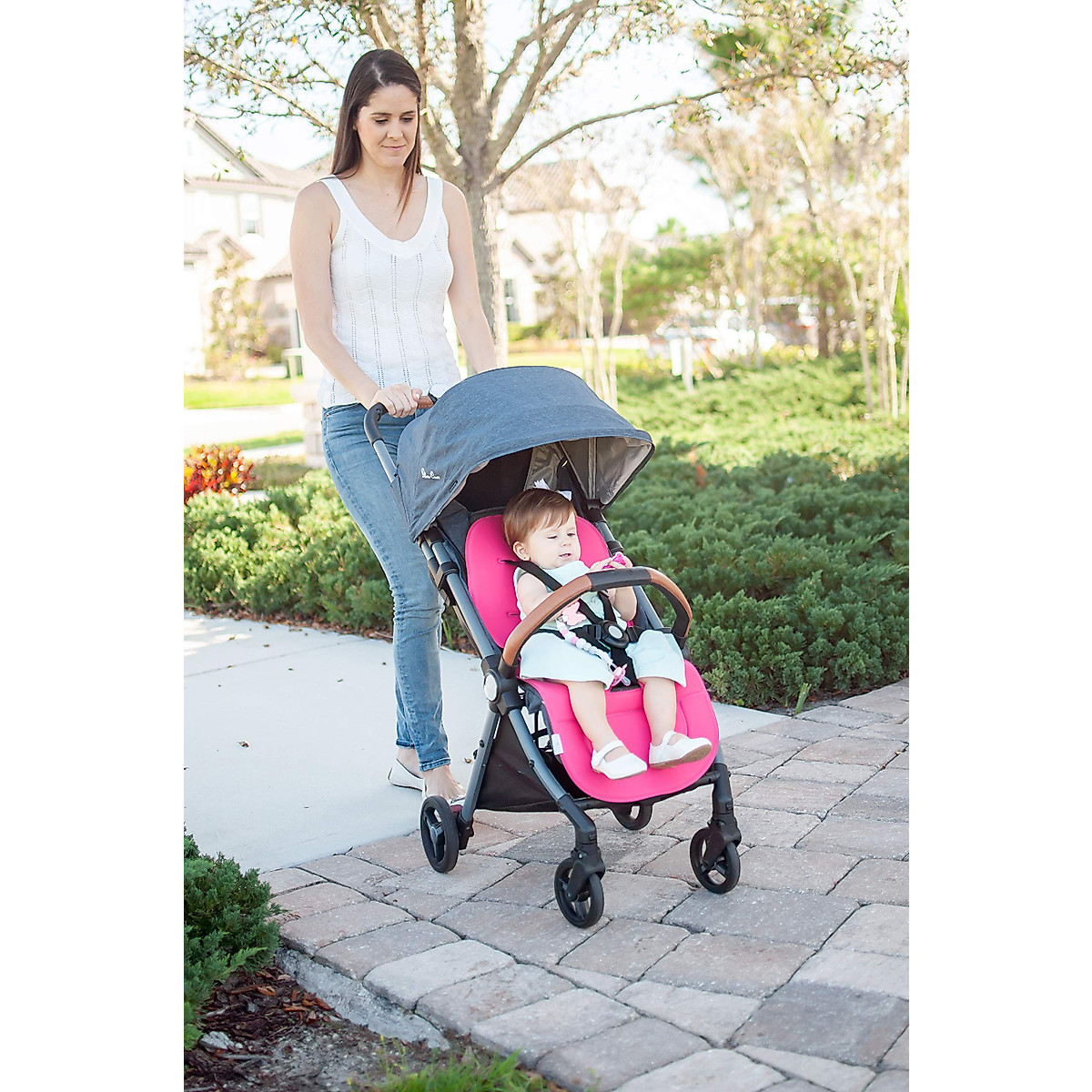 Primo Passi - Universal Stroller Liner | Stroller Liner, Stroller Seat Cover, Adds Comfort, Stroller Seat Protection, Universal Fit (Blue)