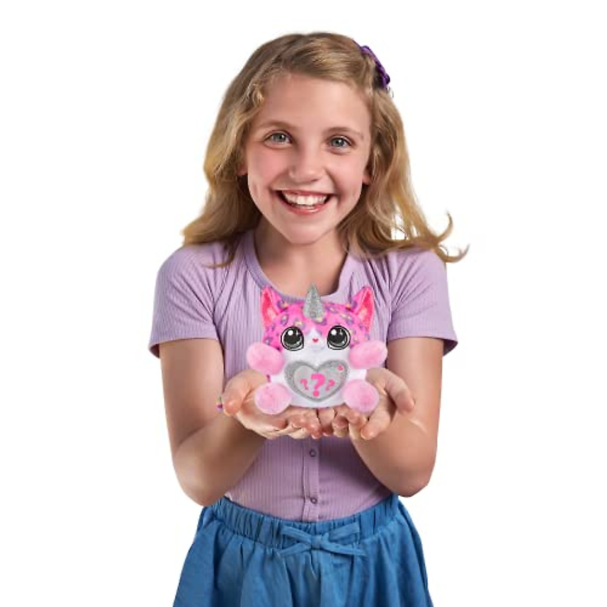 Rainbocorns Kittycorn Surprise Series 1 (Bengal Cat) by ZURU, Collectible Plush Stuffed Animal, Surprise Egg, Sticker Pack, Jelly Slime Poop, Ages 3+ for Girls, Children