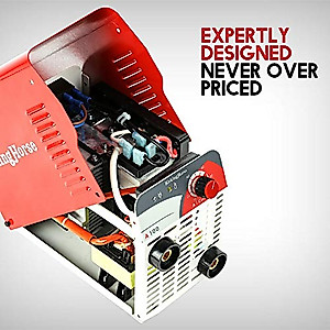 KICKINGHORSE A220 CSA/US Certified ARC Welder 240V. High Power High Rating 220A 40K Hz IGBT Optimized for Generator/Extension Cord. Full-Metal Heavy Duty Body Structure - High Reliability&Durability