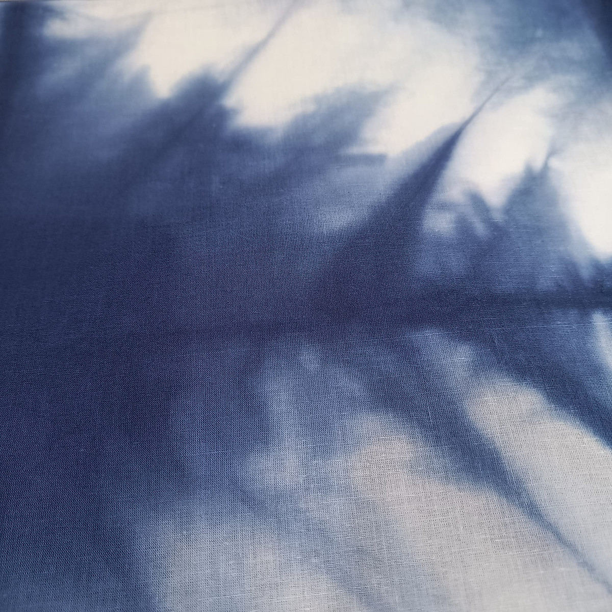 Trade Star Shibori Fabric Indian 100% Cotton 5 Yard Fabric Handmade Fabric for Dressmaking Indigo Tie Dye Fabric Natural Dye Fabric for Sewing Fall Decor Throw Fabric (Pattern 12)