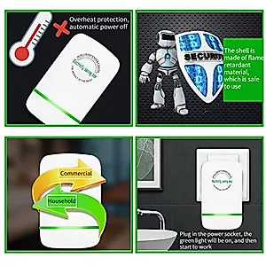 Esaver Watt, Upgrade Pro Power Saver Energy Saving Device, Electricity Saving Box, Balance Current Power Saver Wattsave Power Saver for Household Office Market - US Plug 90V-250V 30KW (6 Pack)