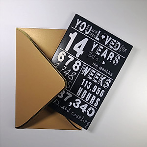 Sutjxc Cheers to 14th Birthday Card for Teen Girls Boy,Bday Gift 14 Year Old Girl,Bday Card for 14 Year Old Granddaughter Grandson,Gifts Ideas for 14 Year Old Niece Son Daughter or Best Friend