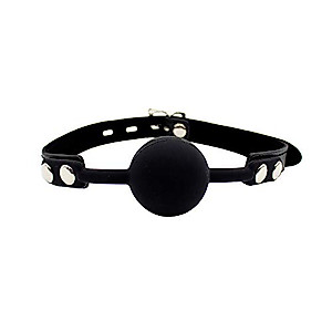 Toxz Soft Silicone Mouth Ball Gag Mouth Stuffed Adult Game Toy,Ball Buckle Belt Silicon Mouth Ball,Advanced Ball Gag