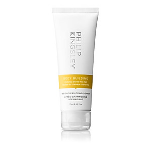 PHILIP KINGSLEY Body-Building Weightless Conditioner Volumizing for Fine Limp Flat Flyaway Short Hair Thickener Hydrates Adds Volume Lifts and Shine, 2.5 oz