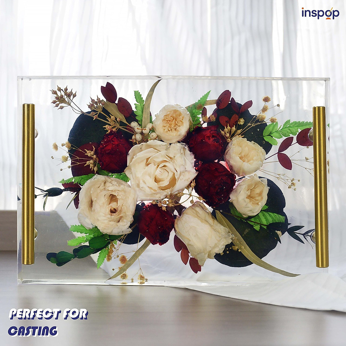 32 fl.oz Craft Epoxy Resin and Hardener Kit, Crystal Clear, Food Safe & Low Odor, Bubble Free, High Hardness for Casting, Coating and Art, Wood, Jewelry and More Projects, 2 Part Resin 1:1 Ratio