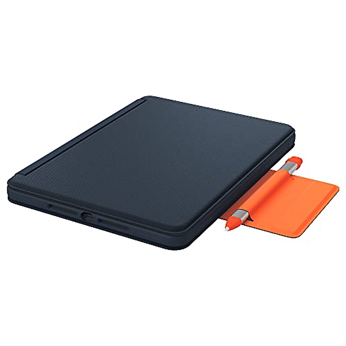 Logitech Rugged Combo 3 Touch iPad® Keyboard Case with Trackpad and Smart Connector for iPad (7th, 8th and 9th Generation) for Education - Classic Blue