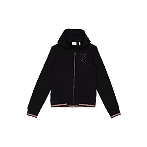 BURBERRY Boy's Lester Hoodie (Little Kids/Big Kids) Black 4 Years