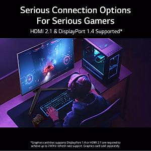 LG 27" Ultragear™ OLED QHD Gaming Monitor with 240Hz .03ms GtG & nVIDIA® G-SYNC® Compatible (Renewed), Black