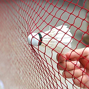 ATINUS Badminton Net for Backyard,Portable Badminton Nets Heavy Duty for Kids Adults, 20 FT x 2.5 FT Professional Badminton Replacement Net with Steel Wire for Indoor Outdoor