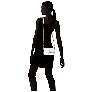 The Drop Women's Lara Chain Mini Crossbody Bag, Ivory, One Size