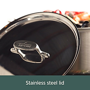 All-Clad D5 5-Ply Stainless Steel Cookware Set 5 Piece Induction Oven Broiler Safe 600F Pots and Pans Silver