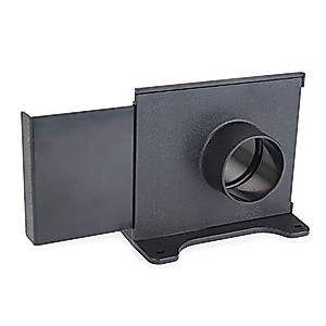 WoodRiver Dust Connection Wall Mount Self-Clean Blast Gate Dust Collection Fitting 2-1/2”
