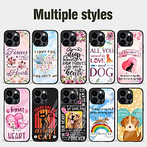 Personalized Cats Phone Cases for Dog Lover Mom Dad Women Men Red Cute Cat Design Protection Cover for Samsung Galaxy S10 S20 S21 S22 S23 S24 S25 Ultra Plus FE Edge for iPhone Moto for Pixel