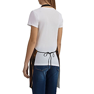 antcreptson ~ Sam Heughan Outlander1 Piece Waterproof Oxford Cloth Adjustable Waist Strap Waterproof Apron, Black, 28 X 33 inches