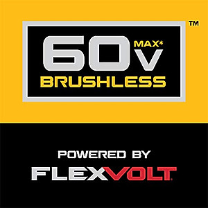 DEWALT FLEXVOLT 60V MAX* String Trimmer, Two Speed, 15-Inch, 3-Ah Battery & Extra Trimmer Line, 225-foot by 0.080-Inch (DCST970X1 & DWO1DT802) Yellow