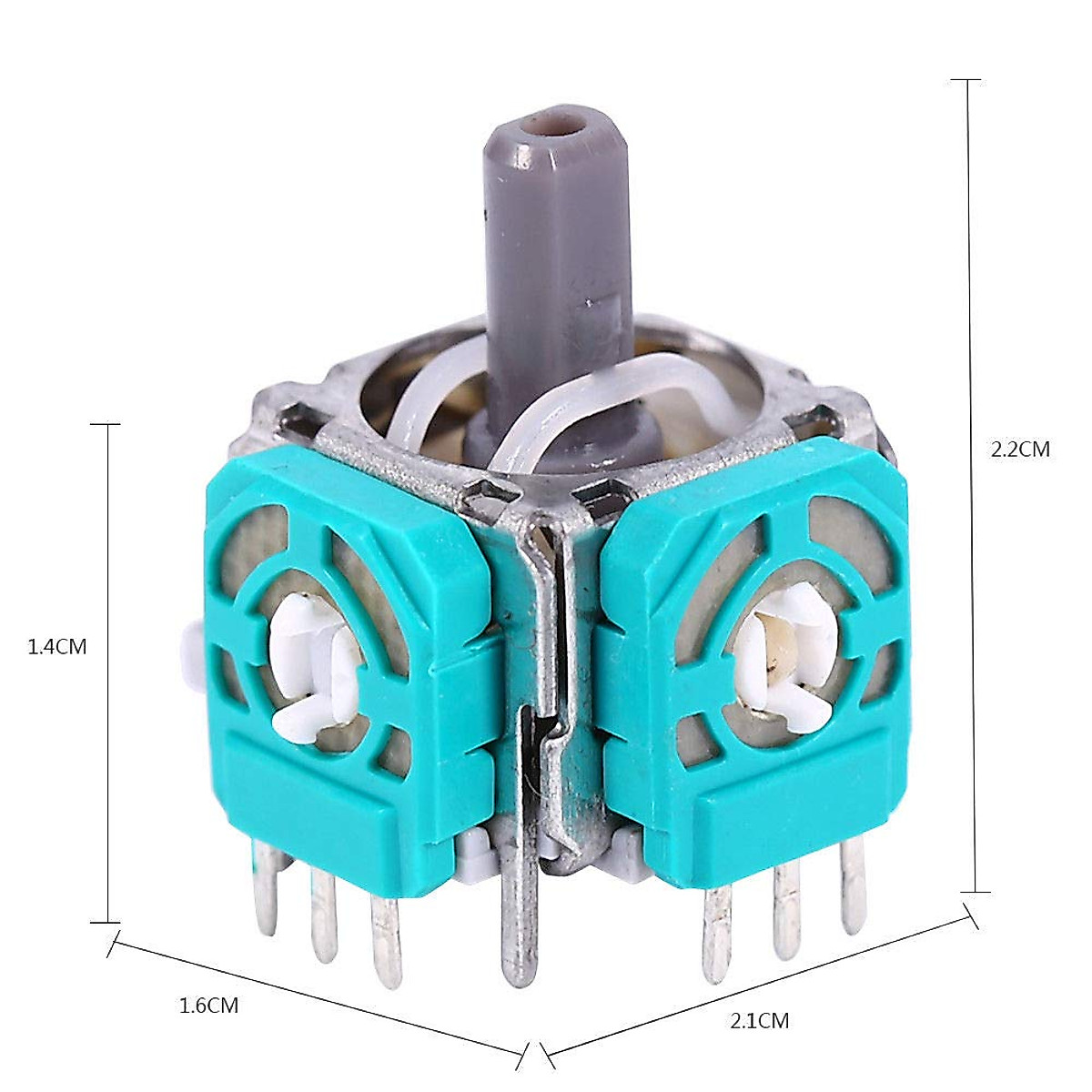 Zerone 3D Joystick Axis Analog Sensor Replacement Module, Replacement Analog Stick Joystick Parts for Xbox One Game Console Controller Repairing (5 Pack)