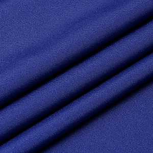 Wewoch Royal Blue Rectangle Tablecloth Wrinkle Resistant Washable Fabric Table Cloth for Dining,Kitchen, Parties Weddings and Outdoor Use 60 Inch by 84 Inch