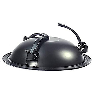 NaoSIn-Ni Outdoor Fire Pit, Steel Foldable Fire Pit Garden Patio Heater BBQ, with Spark Screen, Fireplace Poker