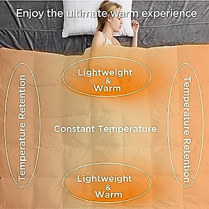 Bedsure Down Comforter Cal King Size - Warm Down Duvet Insert for Winter California King, Fluffy Feather Down Comforter, Noiseless Down Duvet with 8 Tabs (104"x96", White)