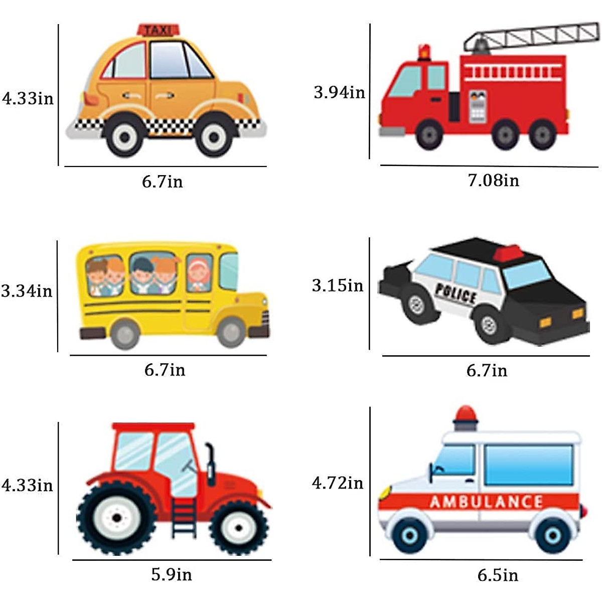 Transportation Party Hanging Swirl Decorations - 30Ct Cars Theme Happy Birthday Banner Garland for Transportation Themed Birthday Baby Shower Party Supplies