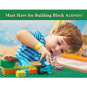 El Toro Creative Large Foldable Building Block Table for Kids – Durable Faux-Wood, Includes Storage, Portable Play Desk