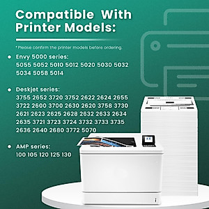 GREENBOX Remanufactured 65XL High-Yield Replacement for HP 65 65XL Ink Cartridges for HP Envy 5055 5052 5010 5012 DeskJet 3755 2652 3720 3752 2622 2624 2655 3722 2600 3700 2630 (1 Black 1 Tri-Color)