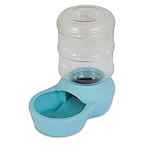 Petmate Aspen Pet Lebistro Waterer, Aqua Sky, 0.5 Gallon