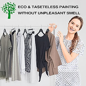 FairyHaus Belt Hangers 2Pack & Wooden Hangers 30 Packs Black