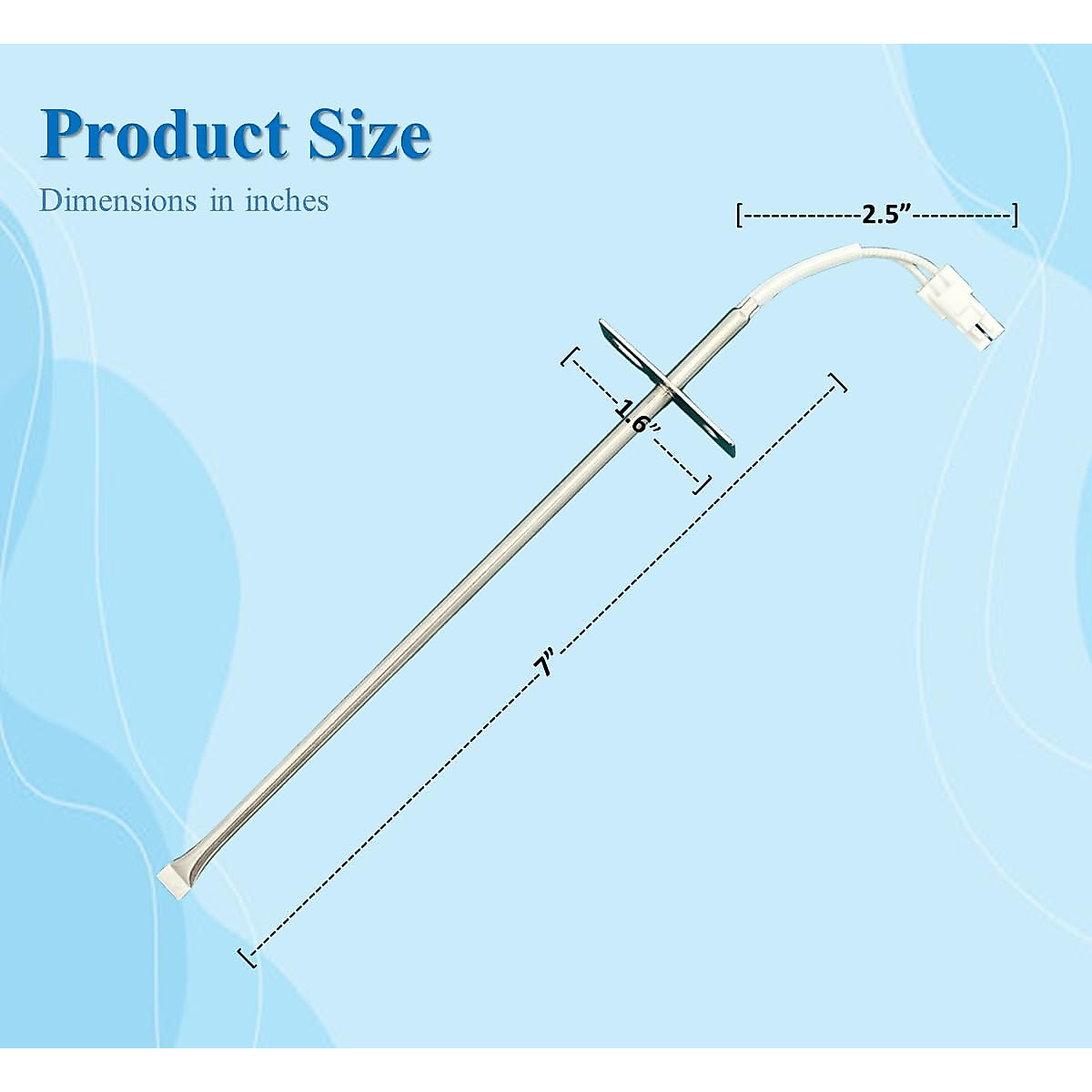 Whirlpool W10833885, W10586204 Replacement Range Oven Temperature Sensor 12 Month Warranty