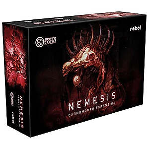 Nemesis Carnomorph Board Game EXPANSION - New Alien Race with Unique Mechanics! Miniatures Compatible with Classic, Aftermath & Lockdown, Ages 14+, 1-5 Players, 1-2 Hour Playtime, Made by Rebel Studio