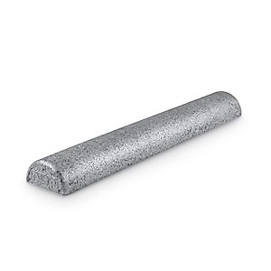 OPTP Silver AXIS Foam Roller, Moderate Density for Sports Medicine, Physical Therapy, Pilates, Yoga - Myofascial Release on Trigger Points (Silver Moderate Density, 36" x 3" Half-Round)