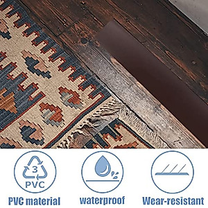 6.56FT Floor Transition Strip Self Adhesive(Brown),Door Threshold Strip,Floor Trim for Wood to Tile Transition, Floor Repair, Gap Coverings