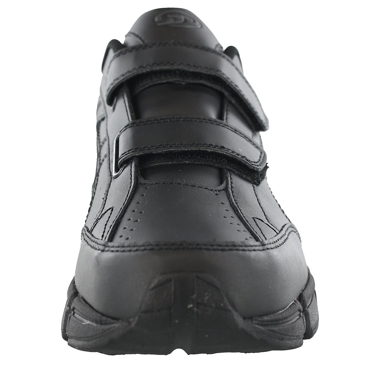 Dr.Scholls Men's Omega Light Weight Dual Strap Closure Sneaker Wide Width, Black, 12 Wide