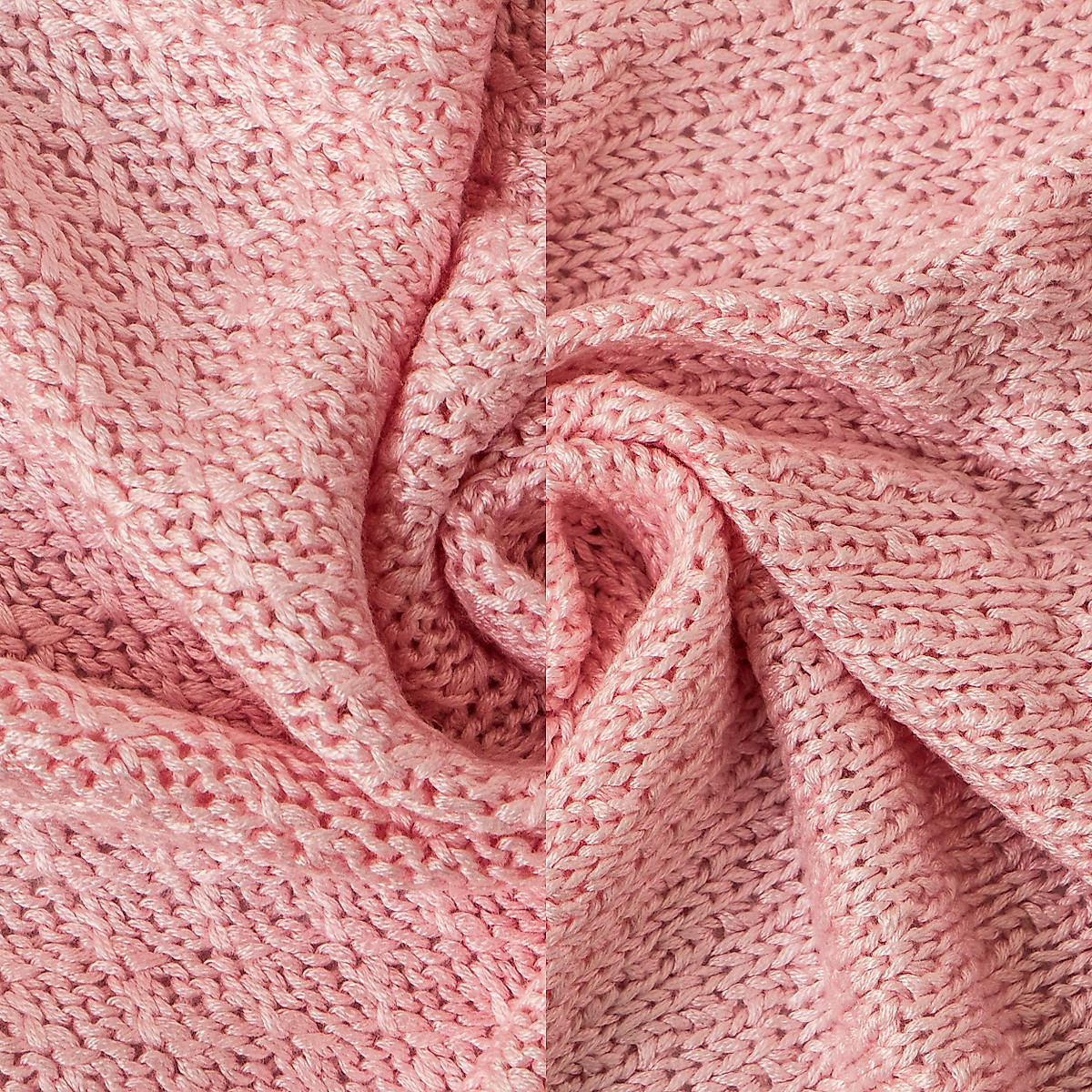 NTBAY Cooling Baby Blanket - Cable Knit Toddler Blanket - Rayon Derived from Bamboo, Soft and Breathable 30x40 Blanket, 30x40 Inches, Pink