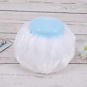1 Set Puff Container after Puff with Handle Powders Loose Puff Puff for Face Cornstarch Bath Portable Face Puff Women Travel Blush