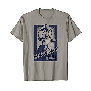 Disney Mickey And Friends Donald Duck 1934 Vintage Poster T-Shirt
