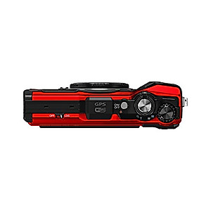 Olympus TG-5 Waterproof Camera with 3-Inch LCD, Red