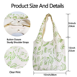 GRHOSE Minimalist Bouquet Cute Tote Bags Aesthetic Flower Canvas Reusable Grocery Bag Floral Canvas Tote Bag for Women