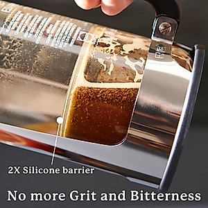 ESPRO - P7 French Press - Double Walled Stainless Steel Insulated Coffee and Tea Maker with Micro-Filter