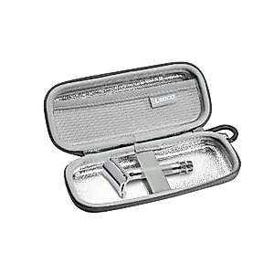 RLSOCO Case for Merkur Futur 23C/33C/34C/37C/38C Razor & works with Schick Razor