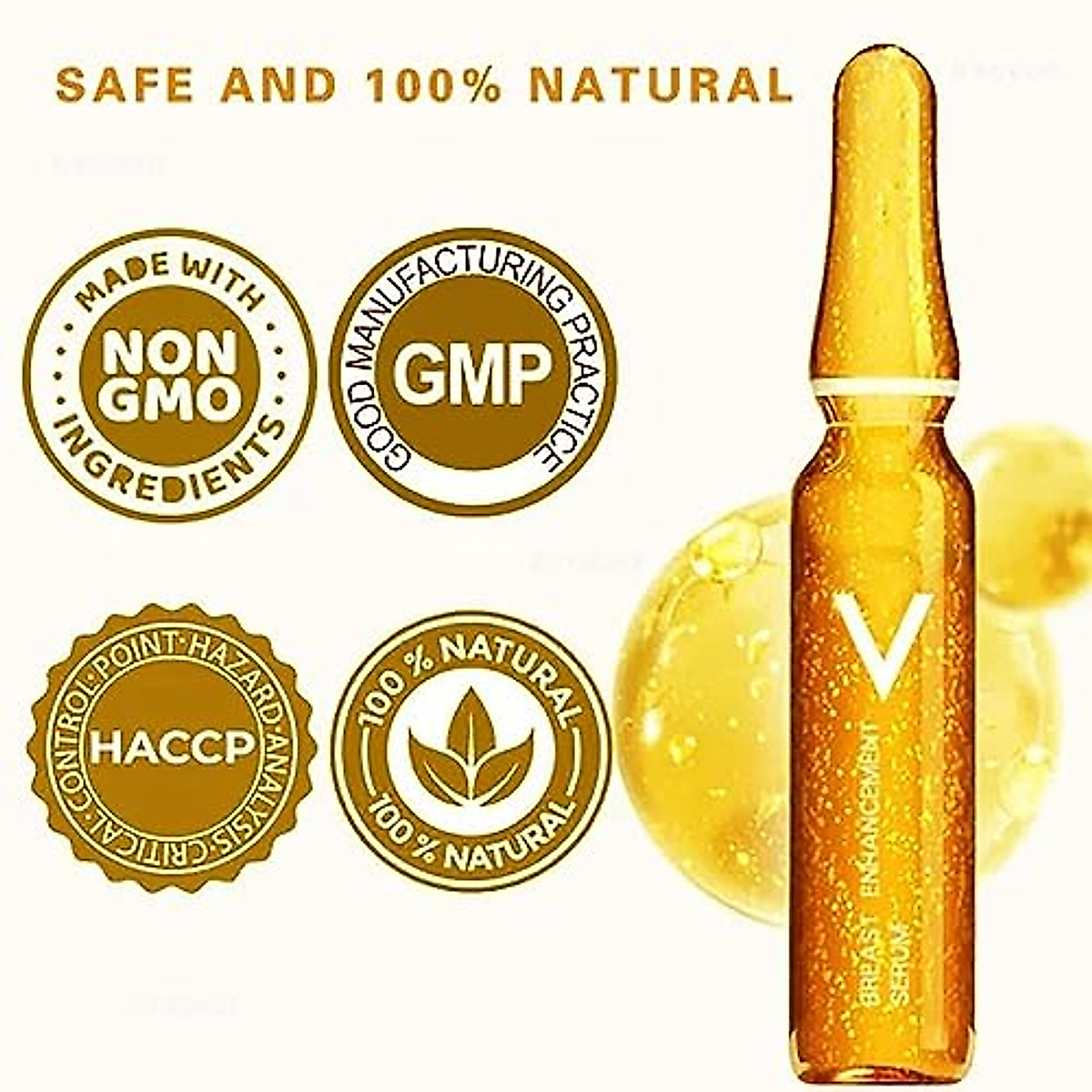 Dyceco Breast Enhancement Lift Ampoules Serum, Breast Enhancement Lift Ampoules Oil, Breast Filling Essential Oil, Dyceco Breast Enhancement Serum for Breast Growth (5Boxes)
