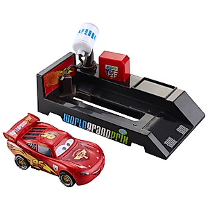 Disney Cars Toys 2 Pit Stop Launchers Lightning McQueen