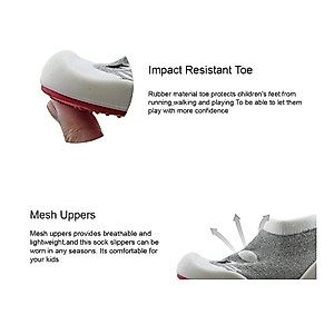 BOXDAQ Infant boy and Girl Indoor and Outdoor Sports Shoes, Casual Silicone Lightweight Non-Slip Toddler Shoes, Breathable Elastic Non-Lacing Socks Overshoes 1 Pair